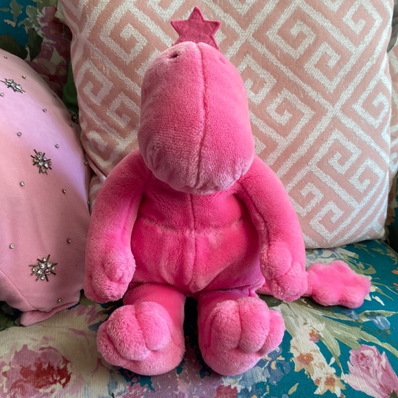 Gund | Toys | Vintage Gund Pink Zwibble Dibble Dinosaur Pink Plush ...